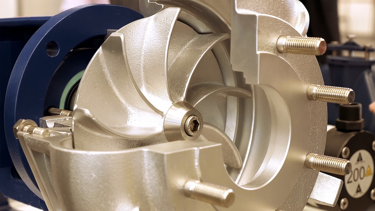 Reducing pump turbine guide vane erosion with V-shaped design - Pump ...